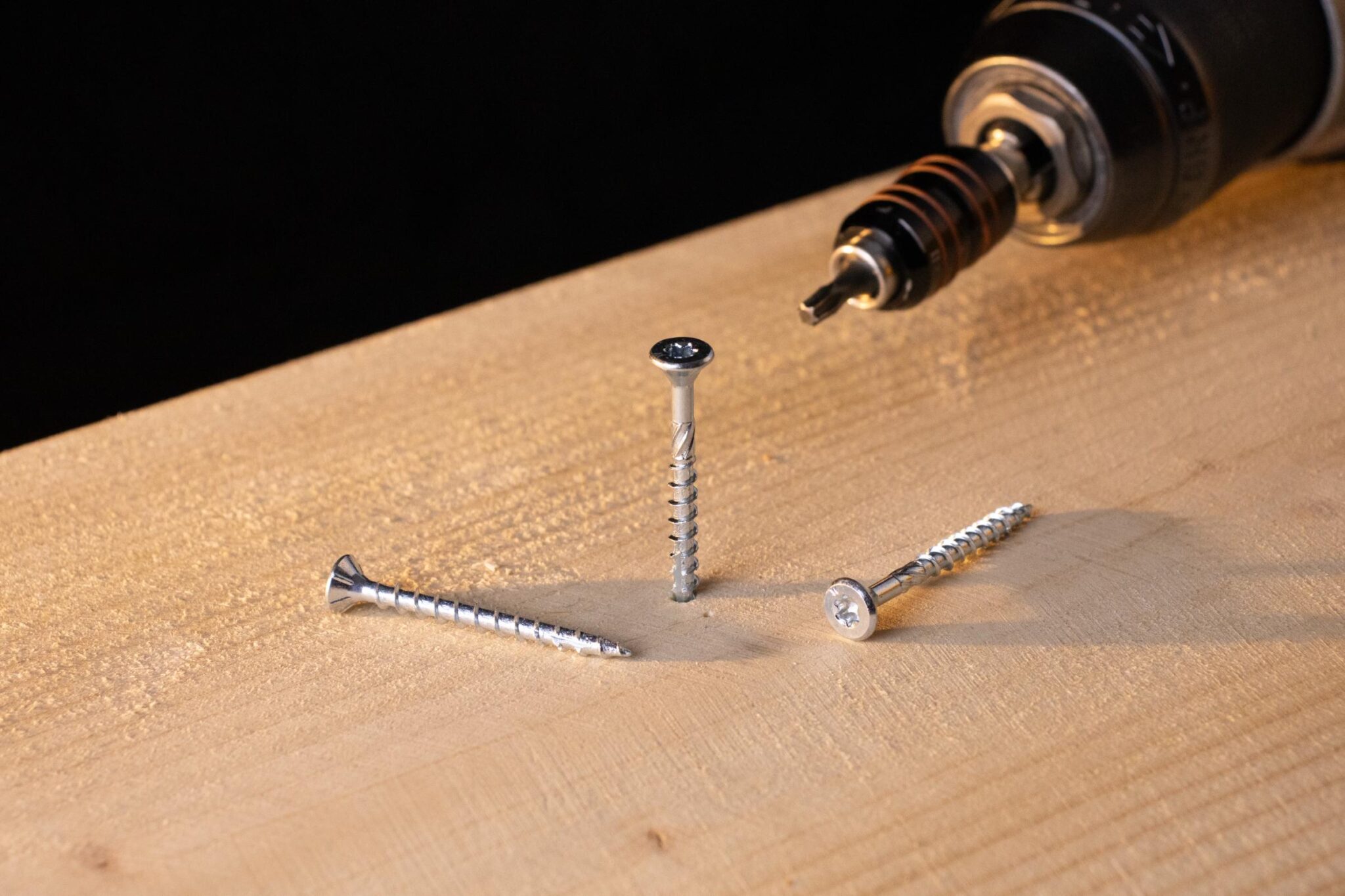Universal Flat Head Wood Screws | Torx & Black Coating– Woodies